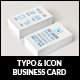 Creative & Modern Iconic Business Card, Print Templates | GraphicRiver