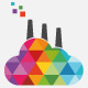 Cloud Factory Logo Template, Logo Templates | GraphicRiver