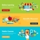 Science Banner Set, Vectors | GraphicRiver