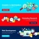 Seo Banner Set, Vectors | GraphicRiver