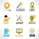 Settings Logo Set, Vectors | GraphicRiver