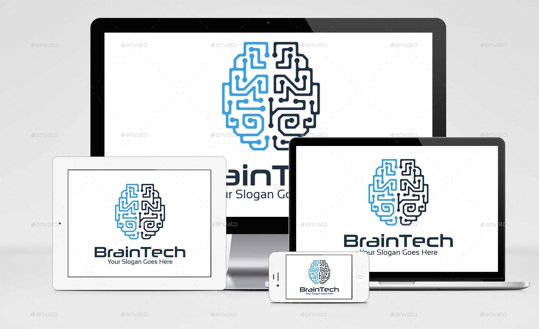 BrainTech Logo, Logo Templates | GraphicRiver