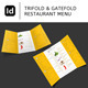 TriFold & Gate Fold Restaurant Menu Pack Vol.01, Print Templates ...
