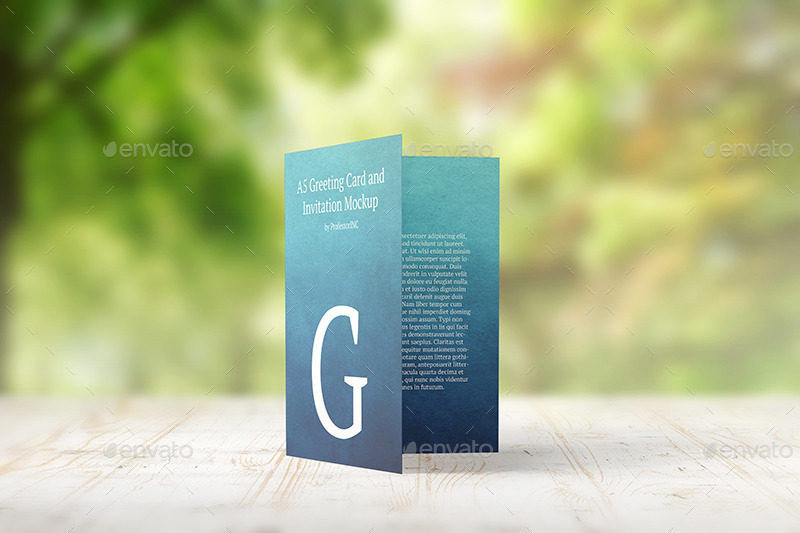 Greeting Card and Invitation Mockup, Graphics | GraphicRiver