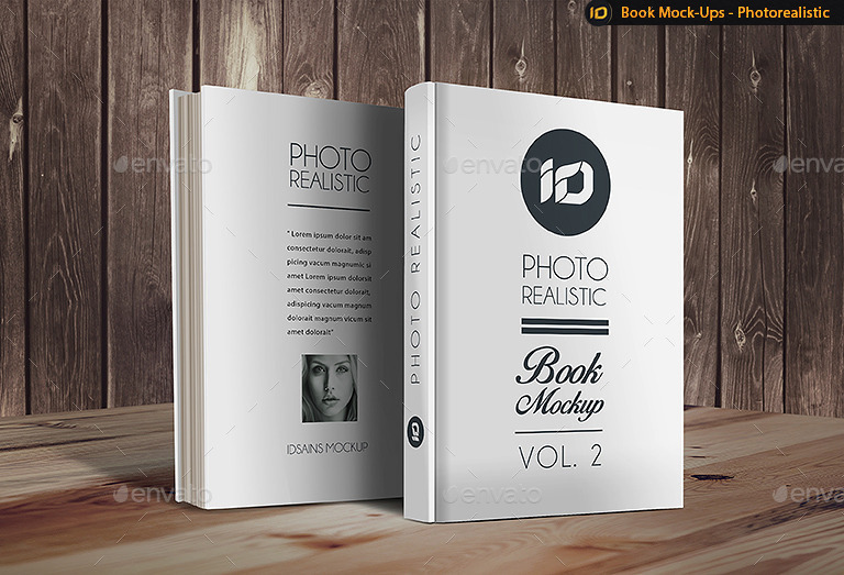 ID Book Mock-Up Photorealistic, Graphics | GraphicRiver