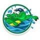 Croco Swim Character, Vectors | GraphicRiver