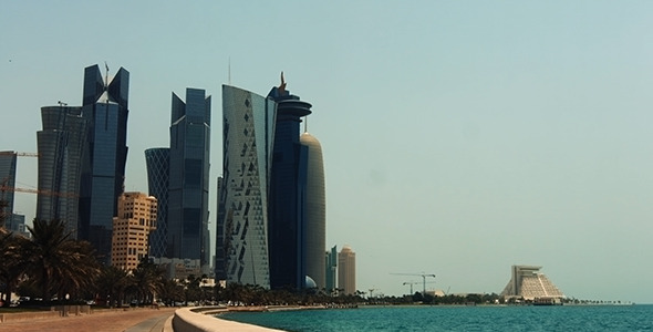 Qatar Doha City 2, Stock Footage | VideoHive