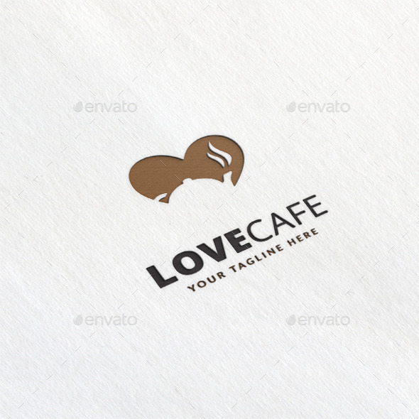 Love Cafe Logo Template, Logo Templates | GraphicRiver