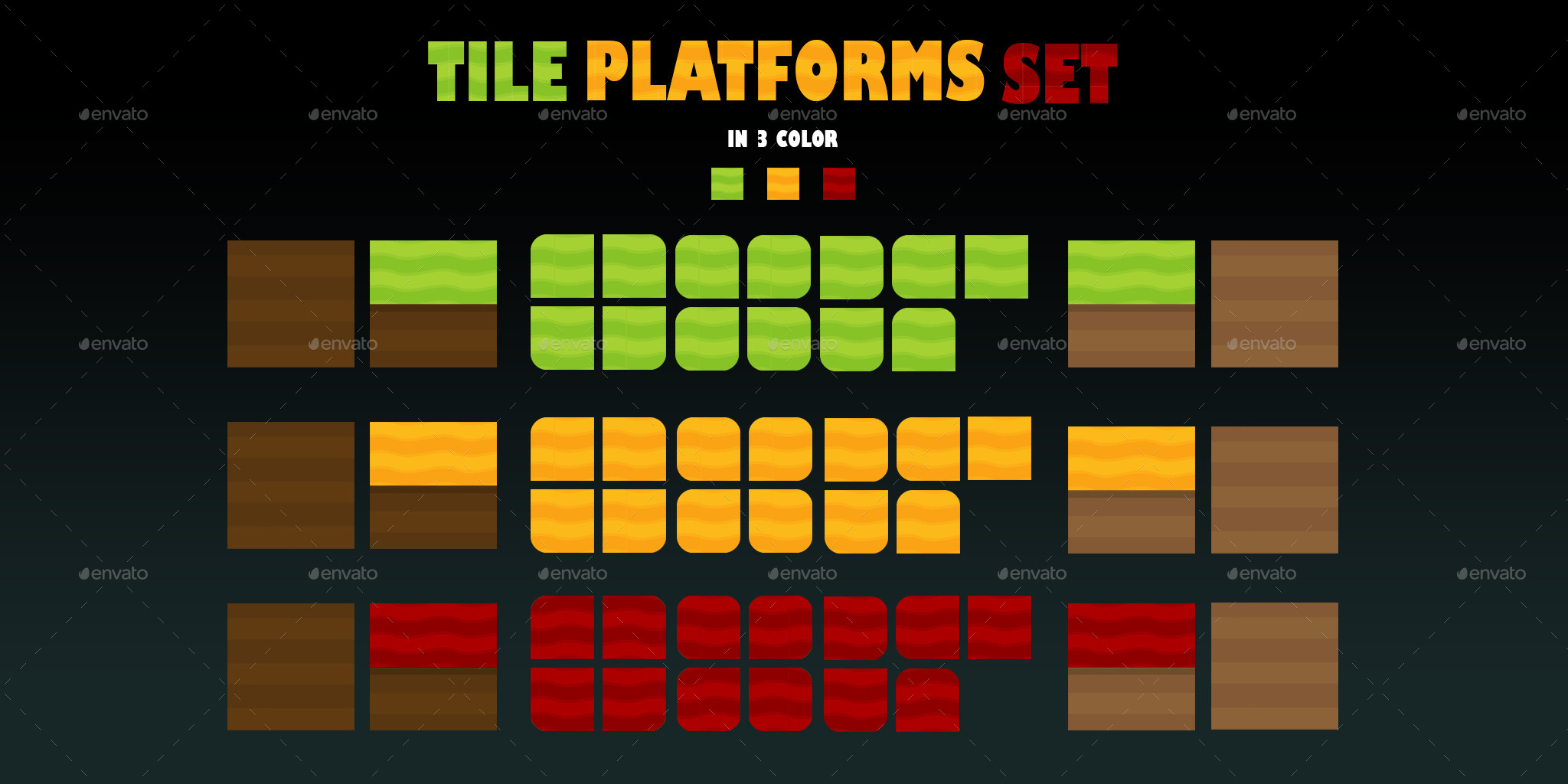 Game Tile Set 02, Game Assets | GraphicRiver