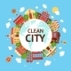 Clean Cityscape Background, Vectors | GraphicRiver