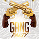 Gang Hip Hop Party PSD Flyer Template, Print Templates | GraphicRiver