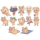 Group of Pigs, Vectors | GraphicRiver