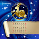 Zodiac Calendar Page, Vectors | GraphicRiver