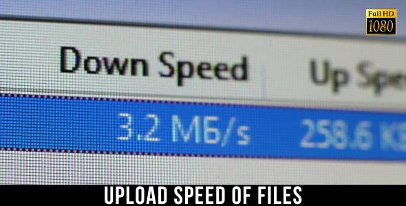 Upload Speed Of Files 8, Stock Footage | VideoHive