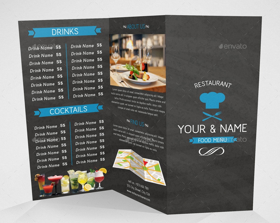 Food Menu Set, Print Templates | GraphicRiver
