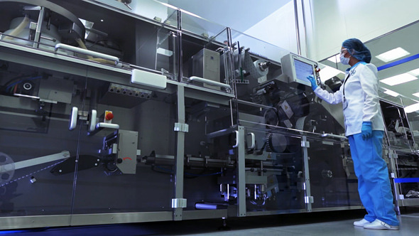 Automatic Pills Pack at Drug Factory, Stock Footage | VideoHive