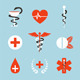 Medical Symbols Emblems and Signs Collection, Vectors | GraphicRiver