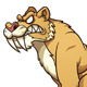 Cartoon Saber-Tooth, Vectors | GraphicRiver