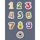 Number Stickers, Vectors | GraphicRiver