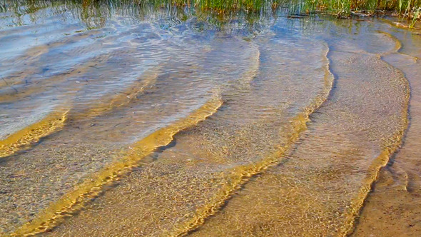 Shallow Of Lake With Sand Bottom, Stock Footage | VideoHive