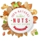 Nuts Label with Type Design, Vectors | GraphicRiver