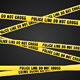 Criminal Scene Yellow Line, Vectors | GraphicRiver