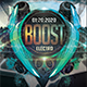 Boost Electro Flyer Template, Print Templates | GraphicRiver
