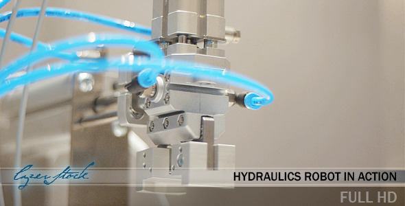 Hydraulics Robot In Action 2, Stock Footage | VideoHive