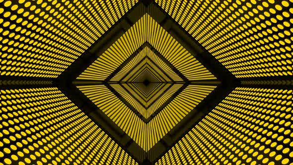 Yellow Hallway Background, Motion Graphics | VideoHive