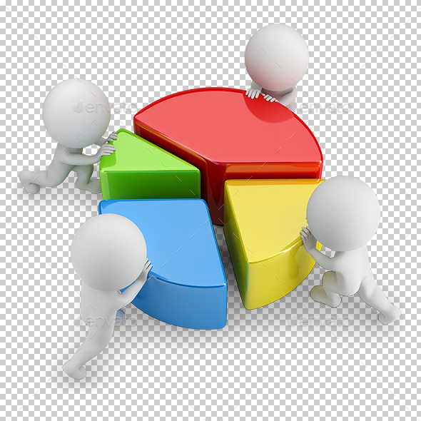 3D Small People - Teamwork Statistics by AnatolyM | GraphicRiver