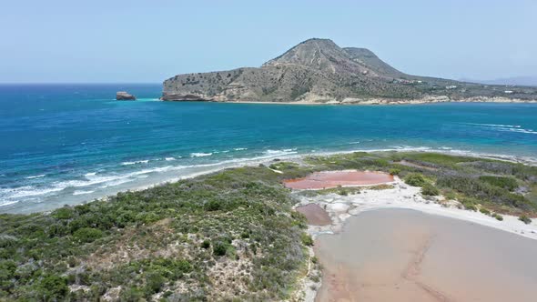 Beautiful Isla Cabra or Goat Island with headland Montecristi in ...