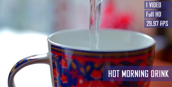 Hot Morning Drink, Stock Footage | VideoHive
