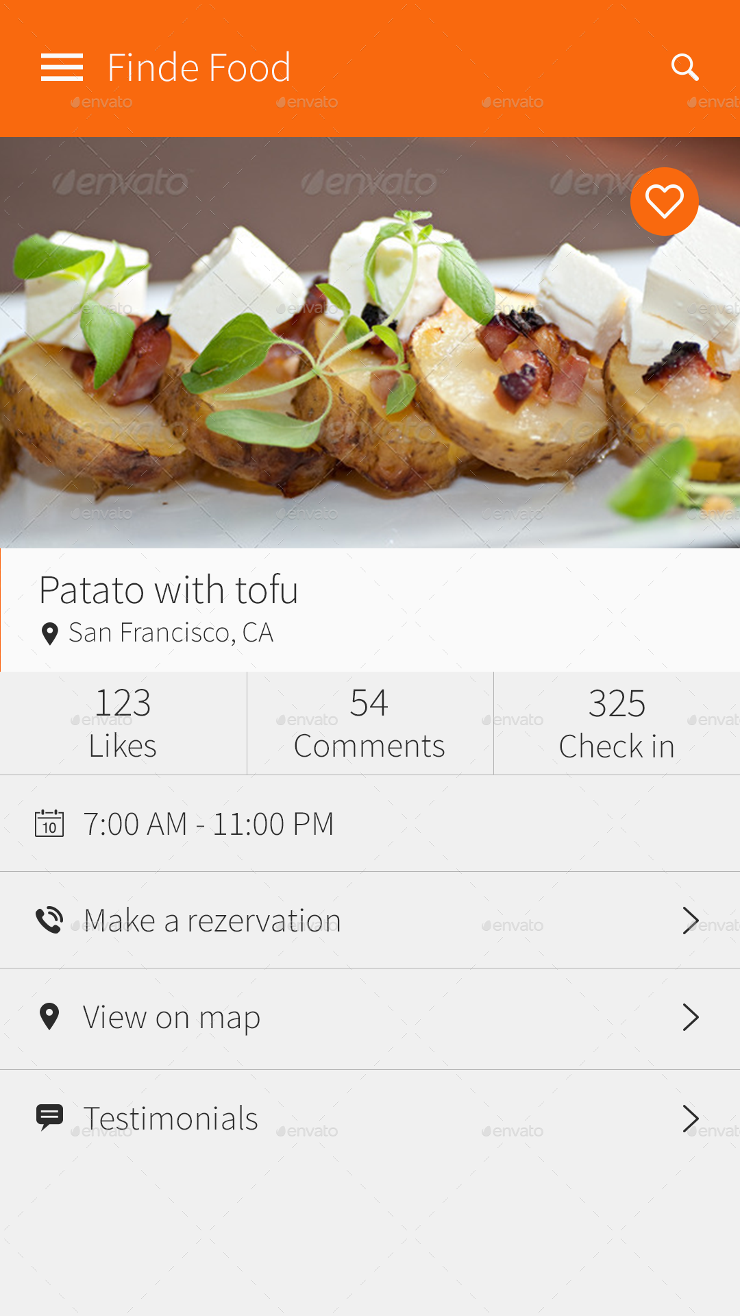 FoodPicker, Web Elements | GraphicRiver