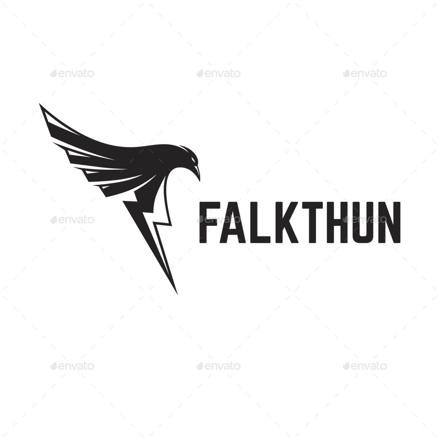 Falkthun Logo, Logo Templates | GraphicRiver