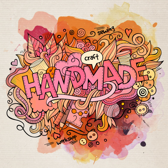 3 Handmade Doodles Designs, Vectors | GraphicRiver