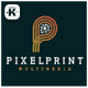 Pixel Print logo, Logo Templates | GraphicRiver
