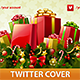 Christmas Gifts Twitter Cover, Web Elements | GraphicRiver