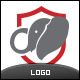 Elephant Shield Logo, Logo Templates | GraphicRiver