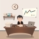 Office Manager at the Workplace, Vectors | GraphicRiver