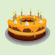 Birthday Cake, Vectors | GraphicRiver