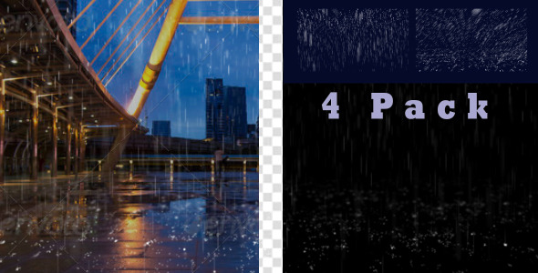 Rain 4 Pack, Motion Graphics | VideoHive