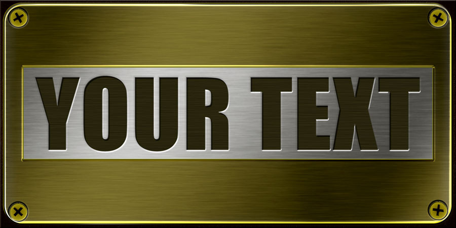 Metal Nameplate Generator, Add-ons | GraphicRiver