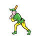 Elf Baseball Player Batting, Vectors | GraphicRiver