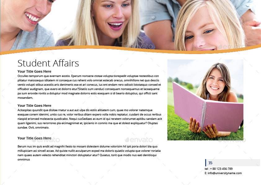 University College Prospectus , Print Templates | GraphicRiver