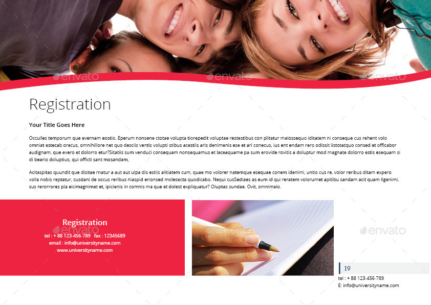 University College Prospectus , Print Templates | GraphicRiver