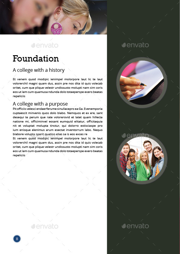 University College Prospectus, Print Templates | GraphicRiver