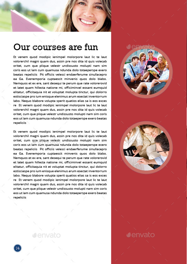 University College Prospectus, Print Templates | GraphicRiver