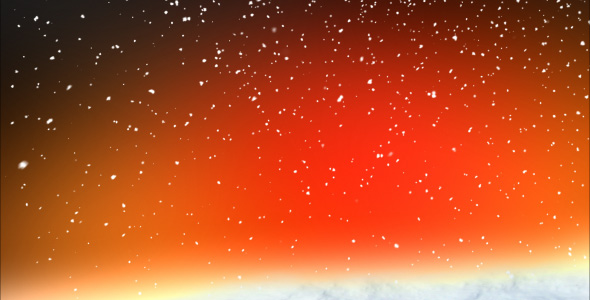 Red snow loop, Motion Graphics | VideoHive