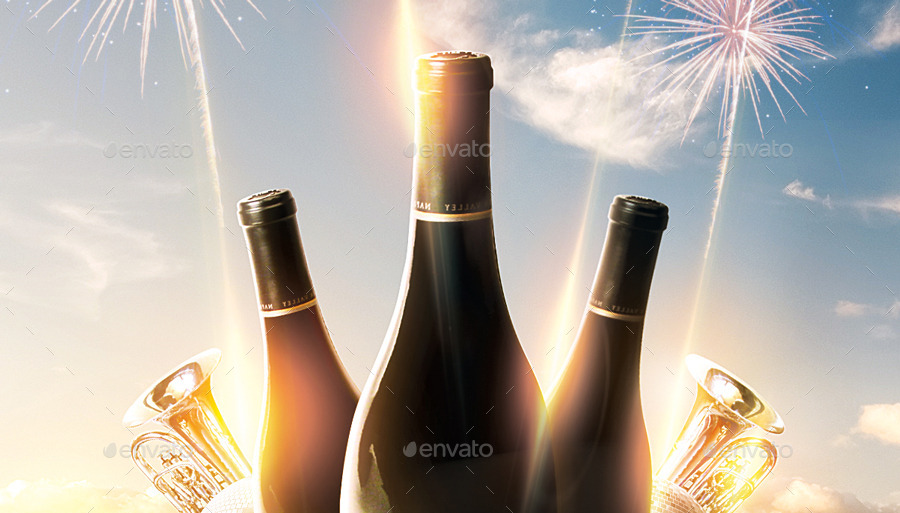 New Year Bash Flyer, Print Templates | GraphicRiver