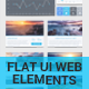 Flat UI Web Elements, Web Elements | GraphicRiver